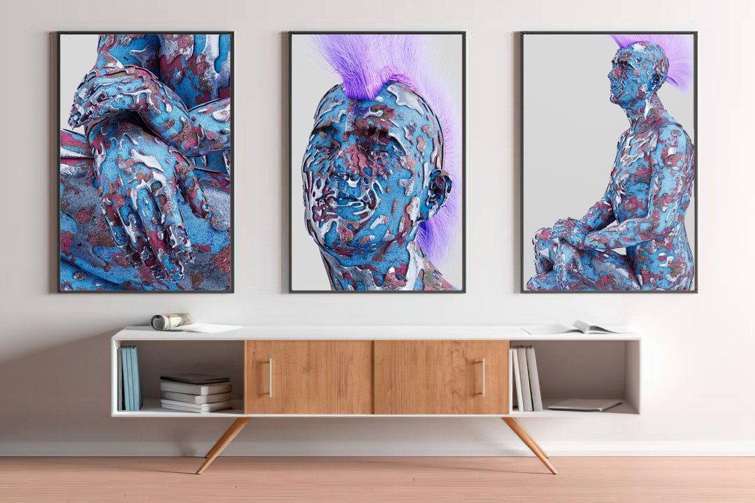 Rusty Punk Triple Poster - Etsy