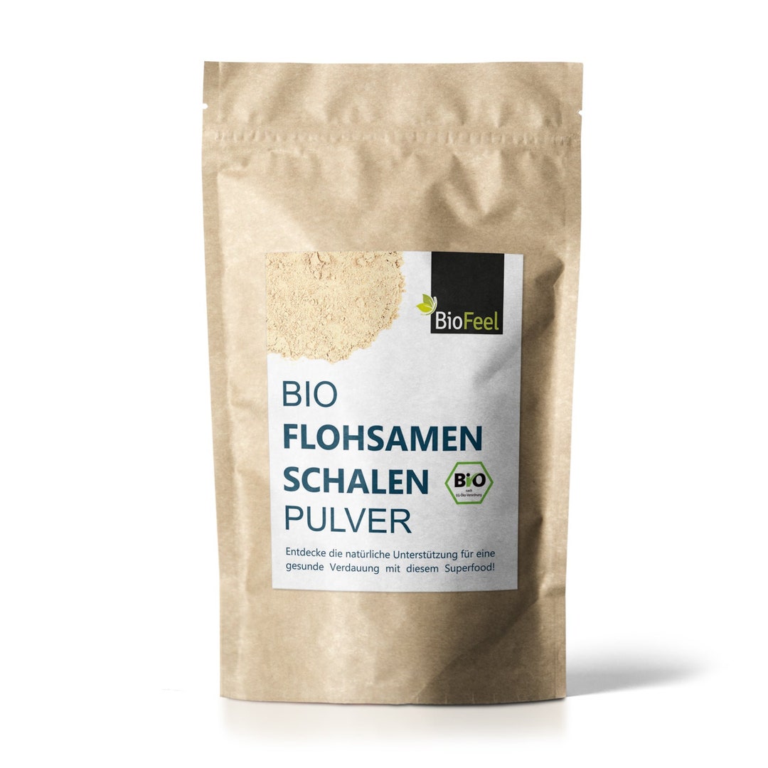 Biofeel Organic Psyllium Husk Powder, 300g - Etsy