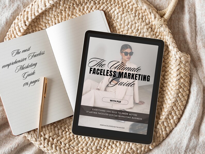 A Done for You Ultimate Faceless Marketing Guide W PLR. the Most Comprehensive Faceless Digital ...
