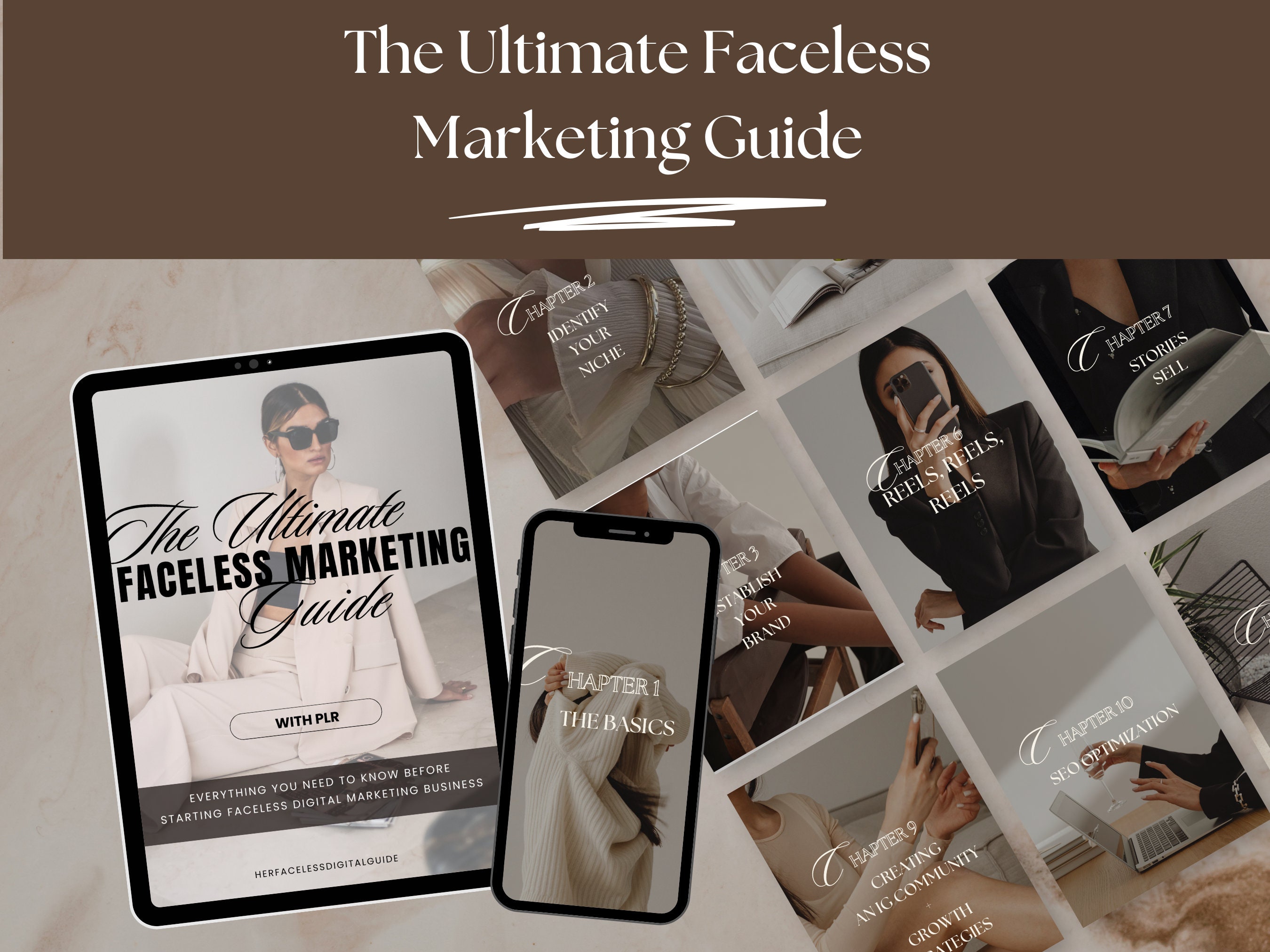 A Done for You Ultimate Faceless Marketing Guide W PLR. the Most ...