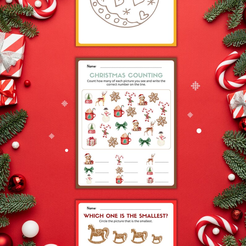 30 Christmas Kids Printable Activities - Etsy