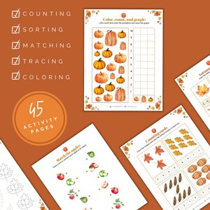 45 Autumn/fall Kids Printable Activities - Etsy