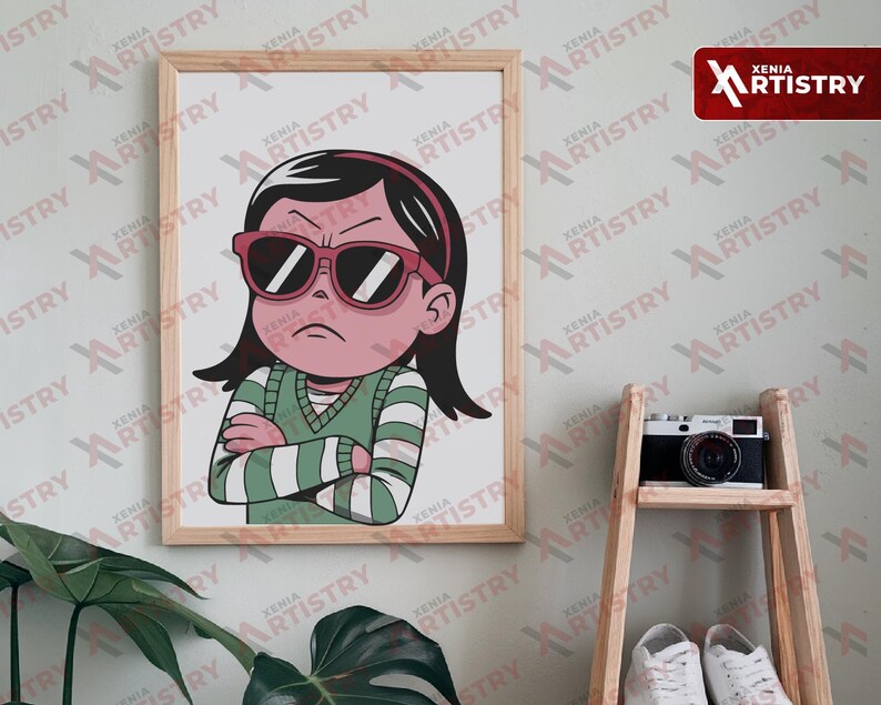 Angry Little Cartoon Girl Svg Bundle, Teenager Girl Svg, Woman Svg ...