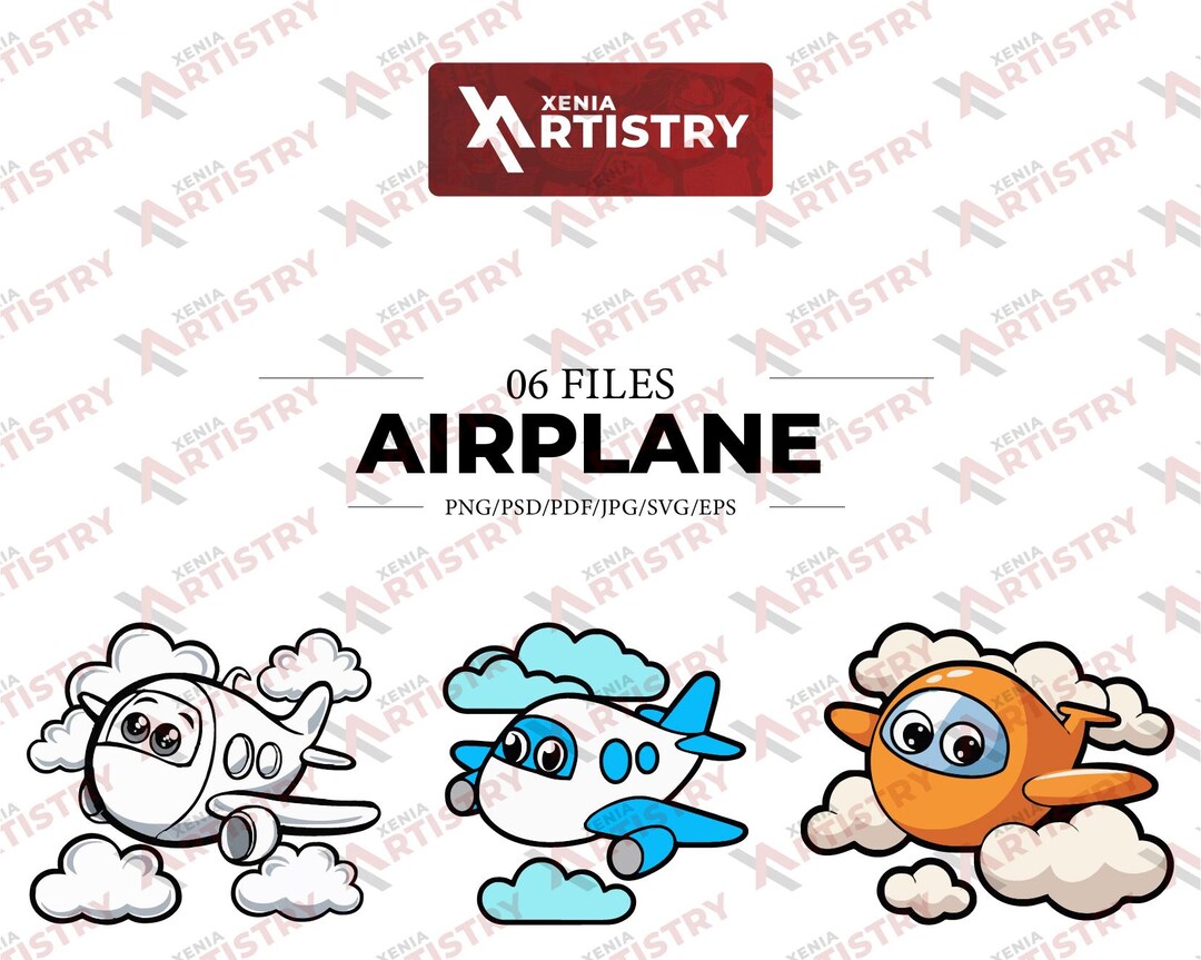 Mini Flying Airplane Svg Bundle, Aeroplan Png, Cute Helicopter Vector ...
