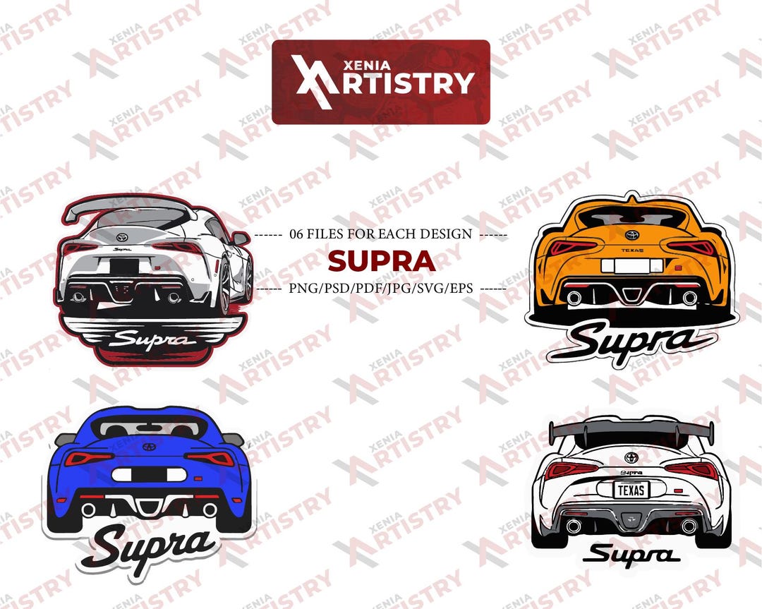 Supra Svg Bundle, Car SVG, Super Car Supra Car SVG, Supra Car Clipart ...