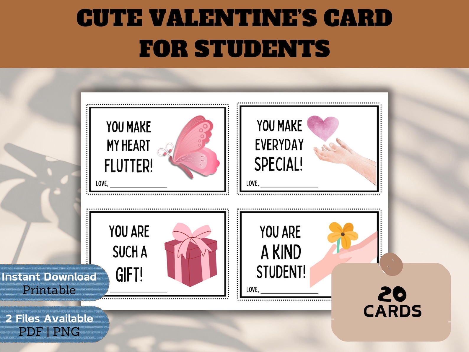 Printable Valentine Cards for Students From Teachers, Valentine Cards ...