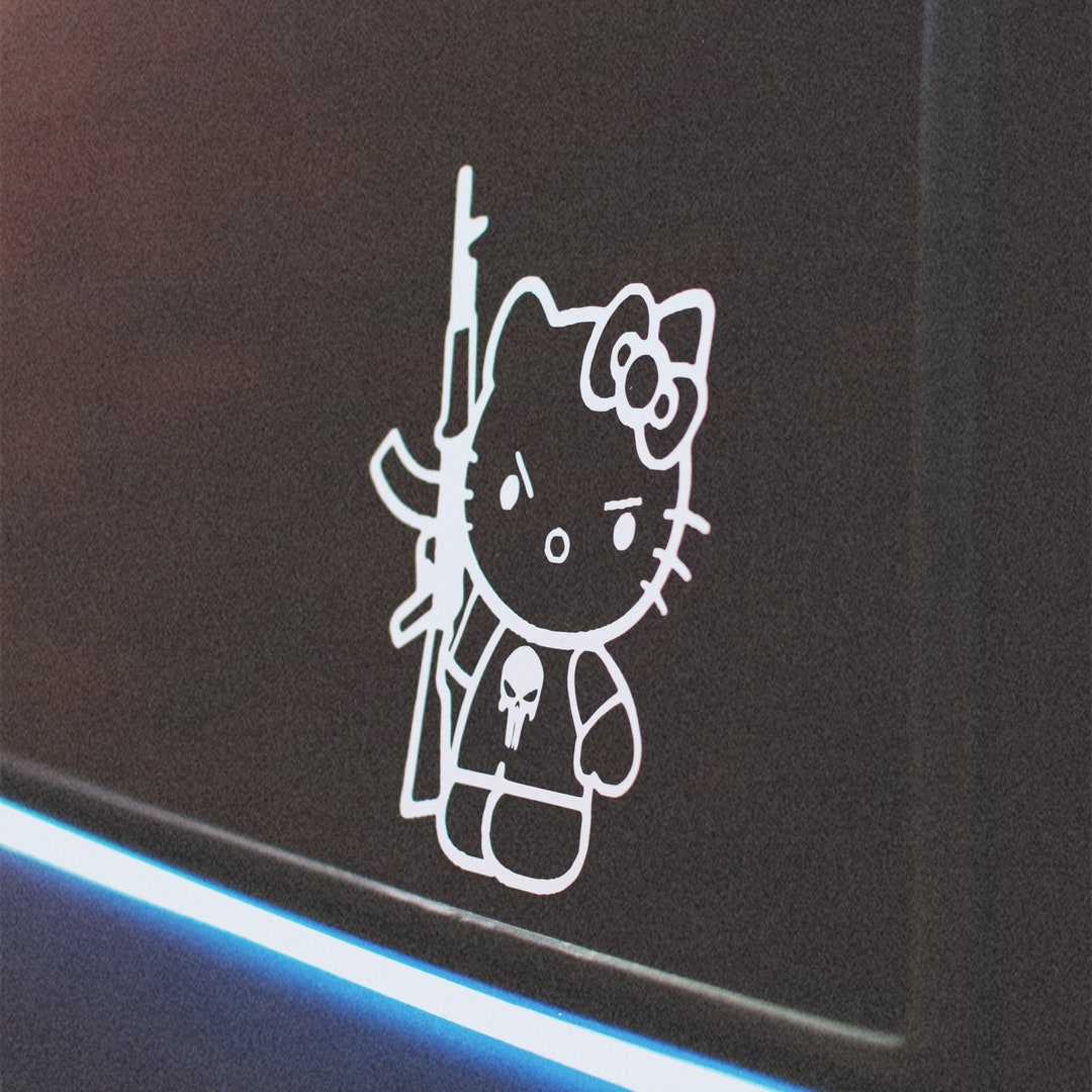 Hello Kitty Ak47 Sticker - Etsy