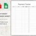 Payment Tracker PDF | Printable Client Payment History Log | Editable ...