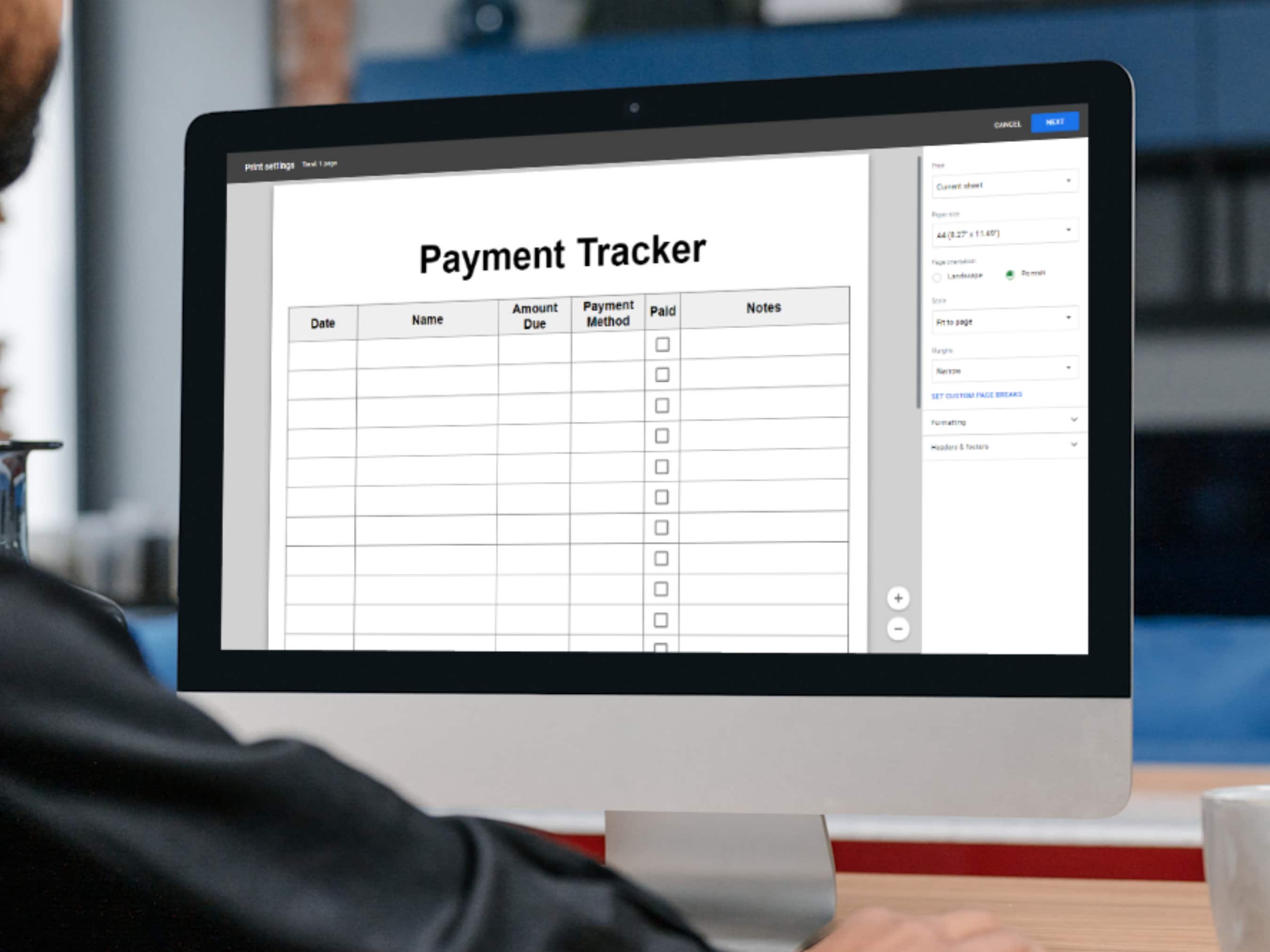 Payment Tracker PDF | Printable Client Payment History Log | Editable ...