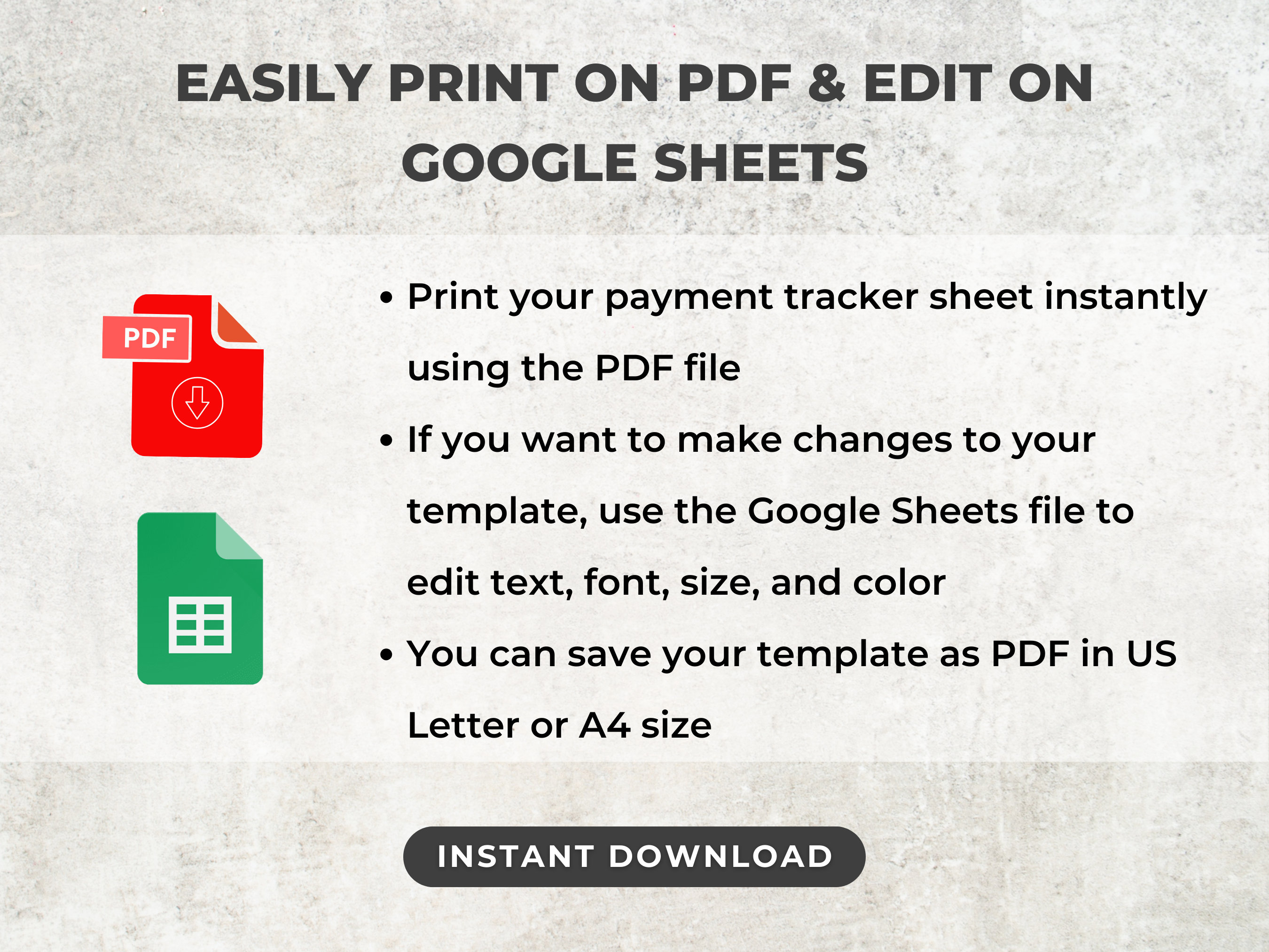 Payment Tracker PDF | Printable Client Payment History Log | Editable ...