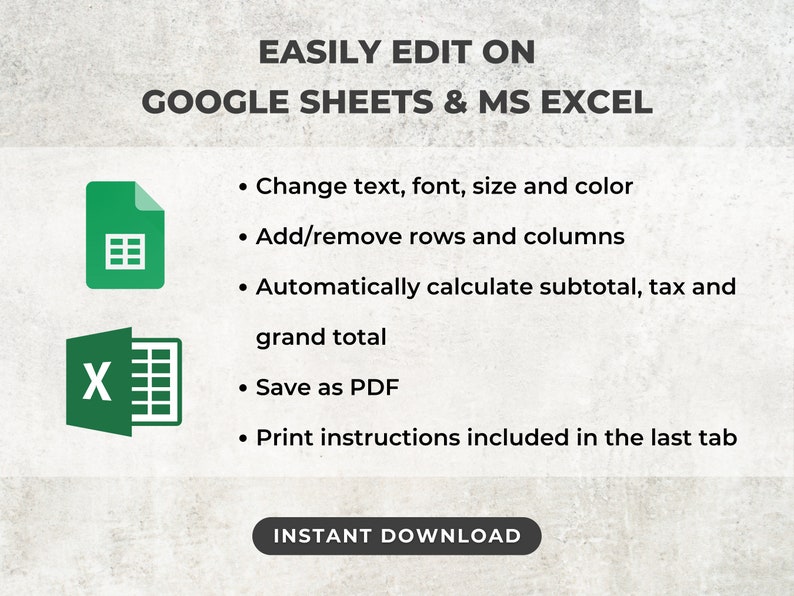 Invoice and Receipt Template, Excel, Google Sheets, Client Receipt Form ...