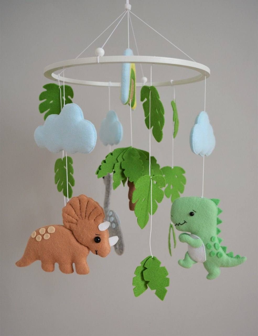 Dino Mobile, Baby Mobile Dinosaur, Dinosaur Nursery Mobile, Baby Mobile ...