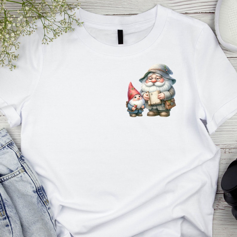 Watercolor Father's Day Gnomes, Father's Day Clipart, Gnome Clipart ...