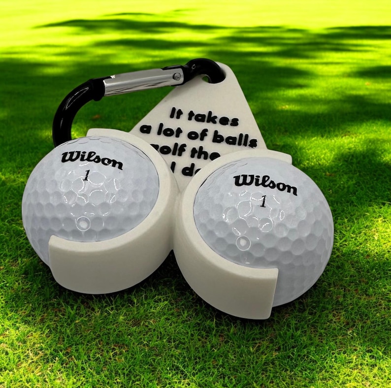 Personalized Golf Ball Holder With Humorous Twist | Quirky Golfer Gift ...
