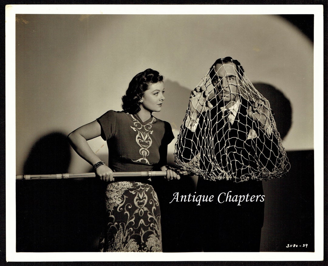 1941 Myrna Loy William Powell Love Crazy Double Weight MGM Clarence ...