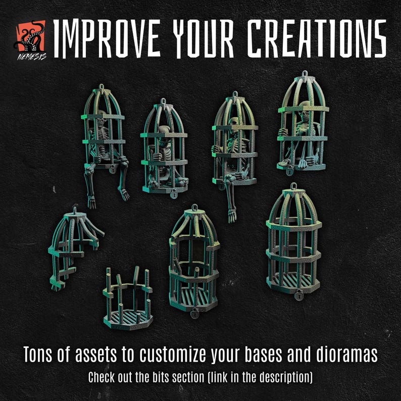 3D PRINTED Creepy Tree Graveyard Vampire Zombie - Custom Bases and ...