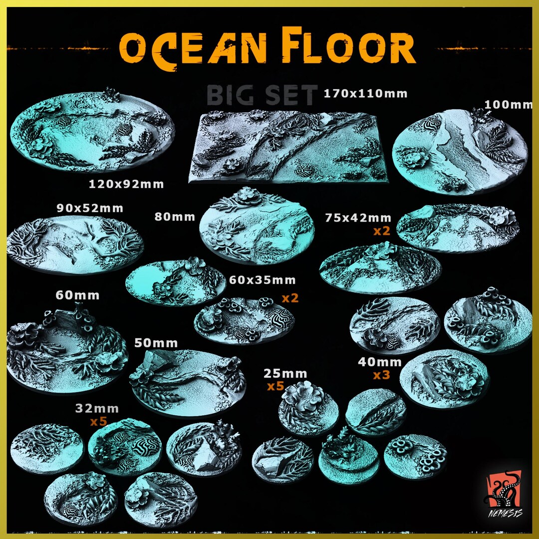 3D PRINTED Seabed Sunken Pirate Ship Wreckage Treasures Ocean Custom ...