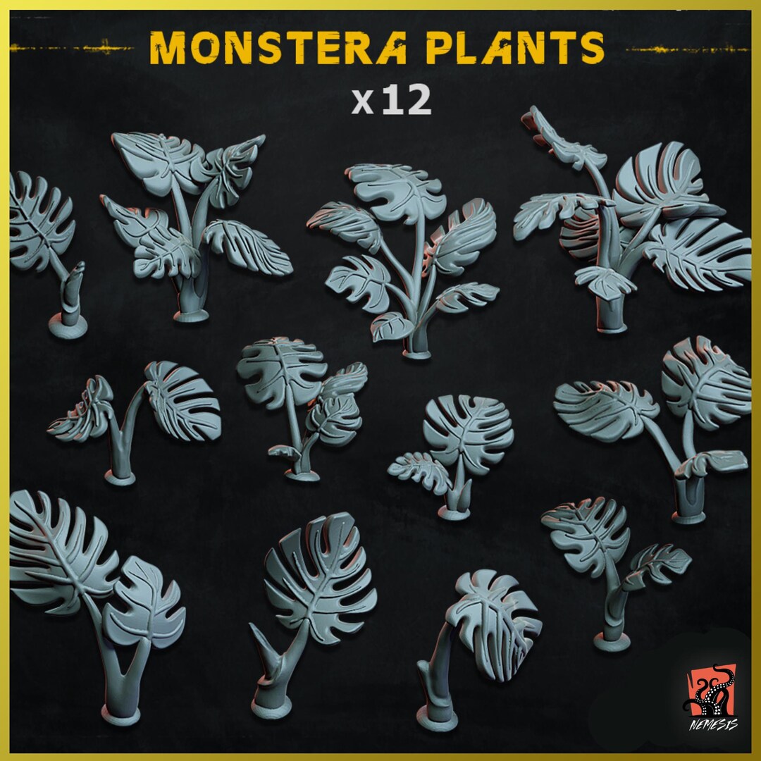 3D PRINTED Plant Large Branches Vegetation Tropical Rainforest Forest ...