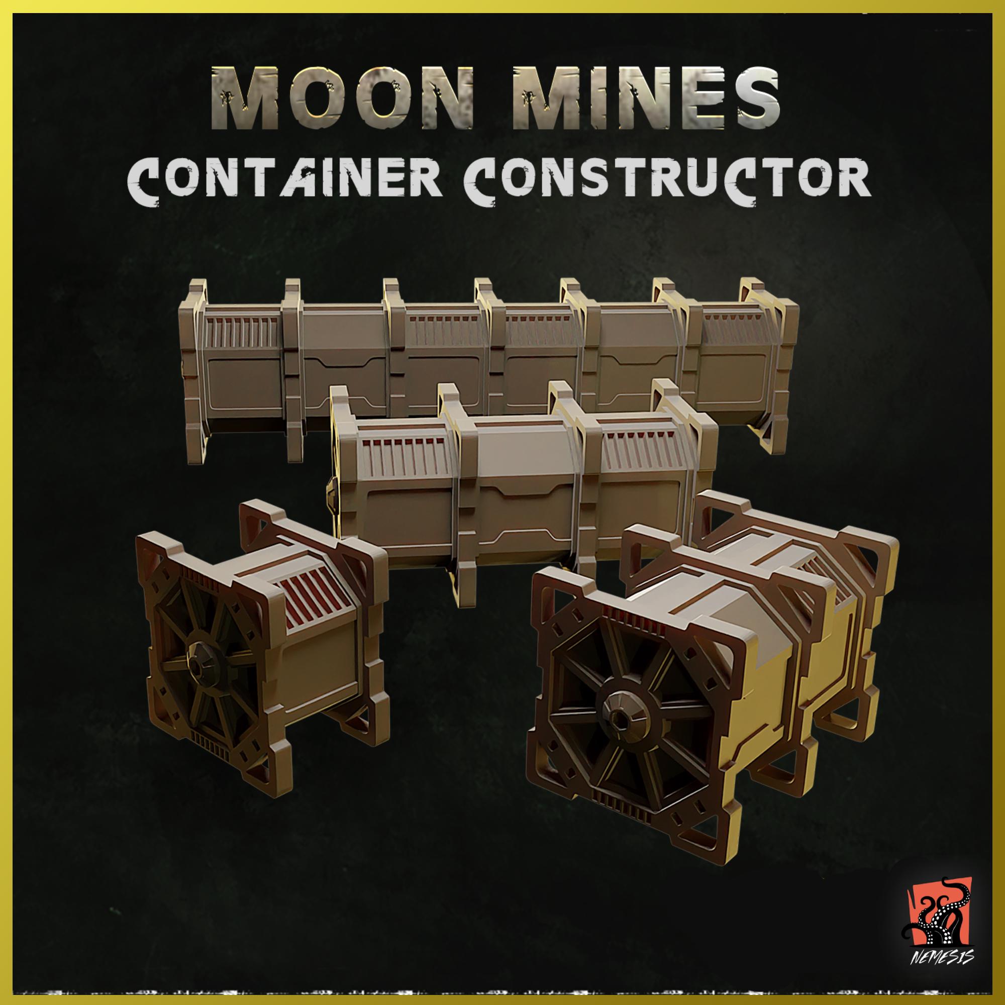 3D PRINTED Stackable Modular Container Custom Bases and Dioramas With ...