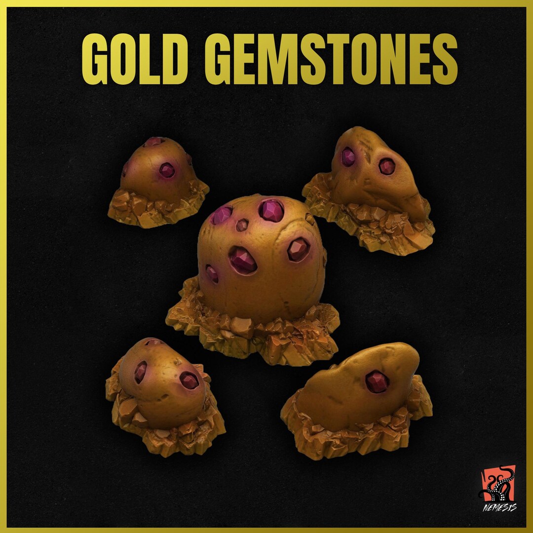 3D PRINTED Ancient Glowing Rock Mountain Glowing Quartz Arcane Bits ...