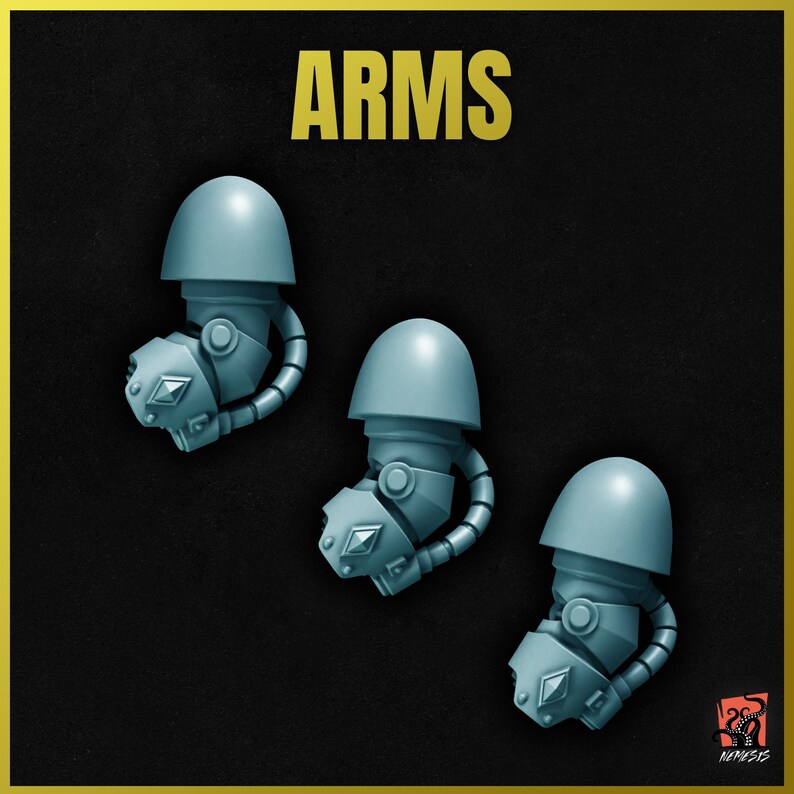 3D Printed Weapon Wrist Pistol Forearm Submachine Gun Holy Soldier ...