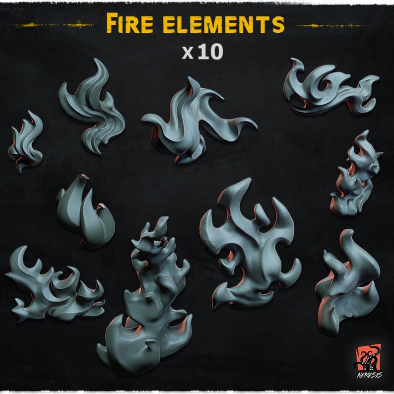 3D PRINTED Spell Smoke Effect FX Steam Summoning Magic Attack Customize ...