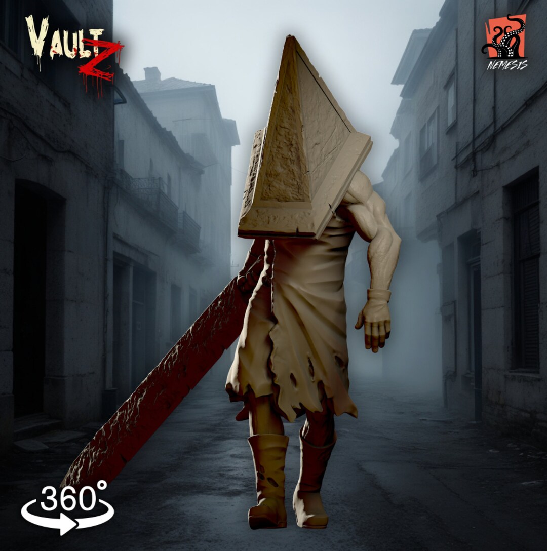 TERROR Monster Pyramid Head Vaultz - Etsy