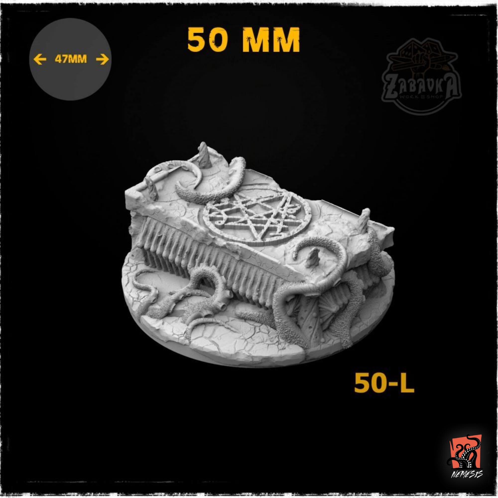 3D PRINTED Ruins Temple Cult Ritual Demonic Summoning Tentacle Custom ...