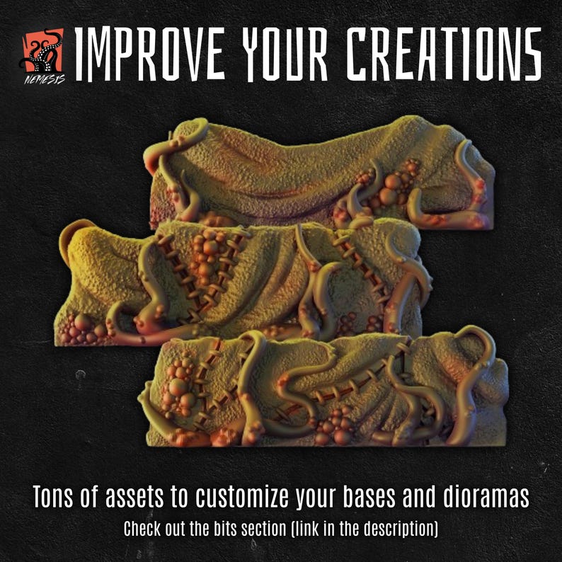 3D Printed Demonic Tentacle Monstrous Summoning Plague Gore - Custom ...