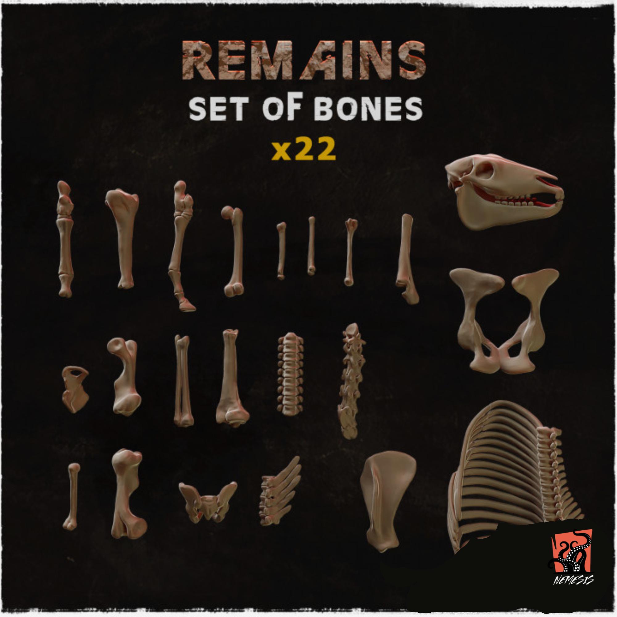 3D PRINTED Pile of Human Bones and Skulls to Customize Base and Diorama ...