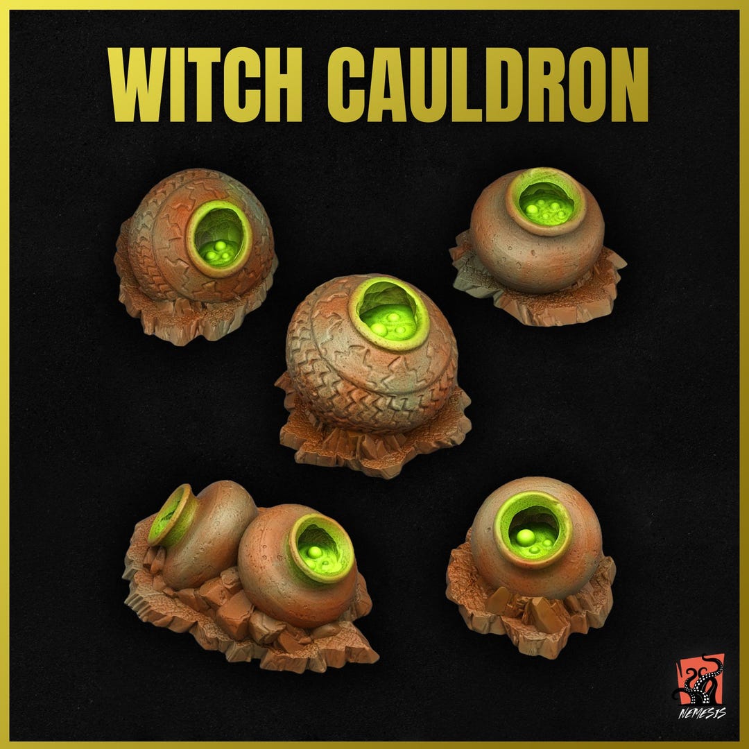 3D PRINTED Cursed Jars, Potions, Witchcraft, and Explosive Traps - Bits ...