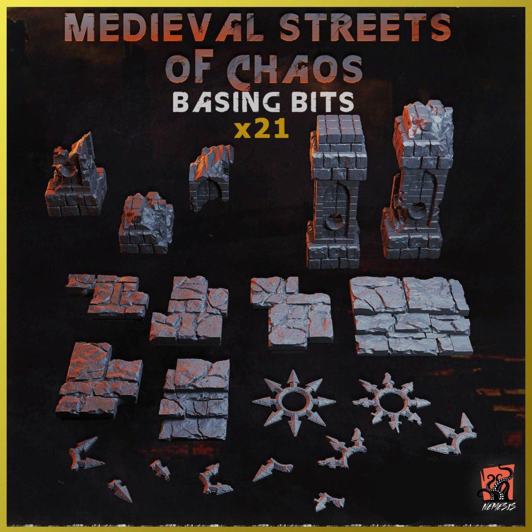 3D PRINTED Columns Chaos Summoning Medieval Dungeon Corruption ...