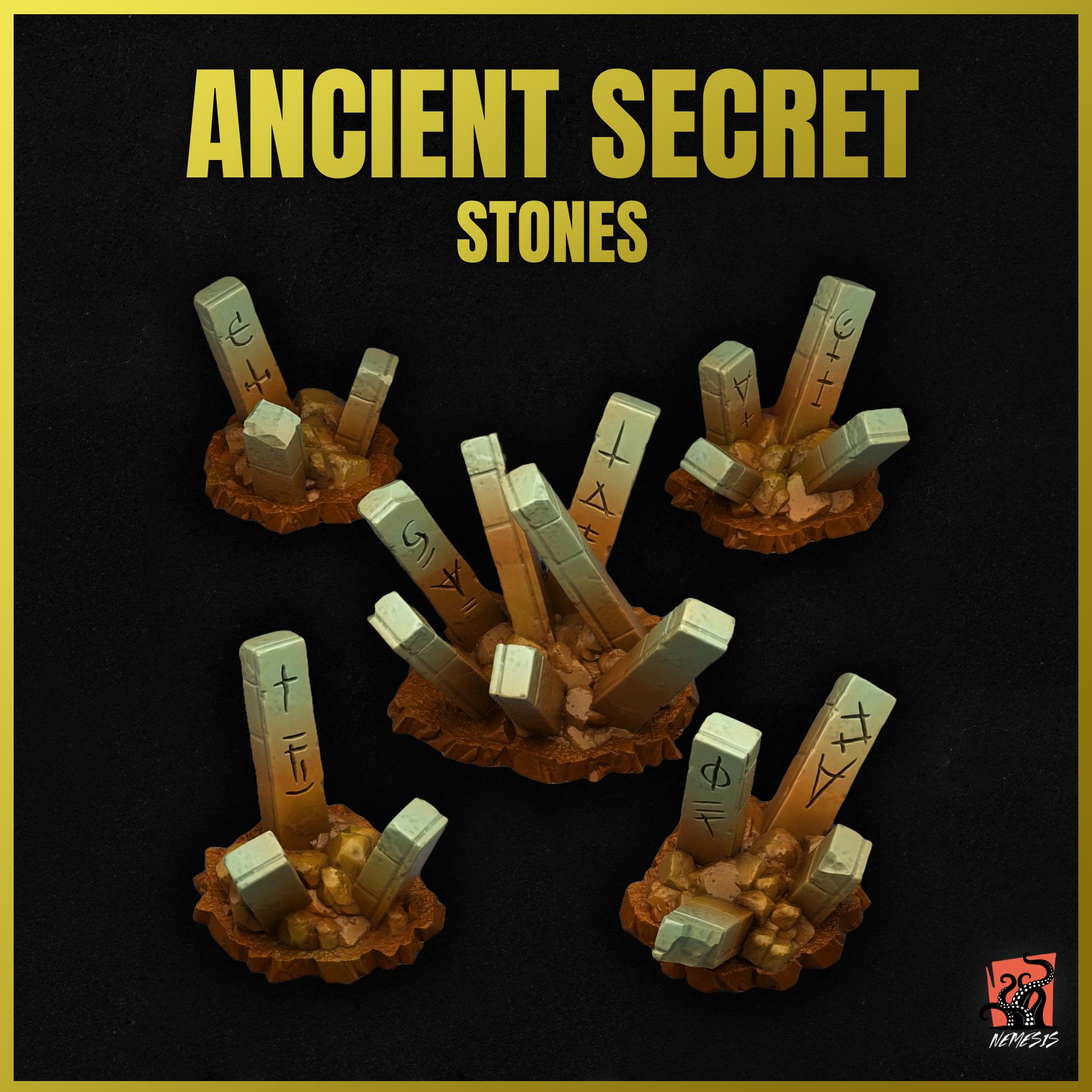 3D Printed Runestones Dwarven Magic Glyph Ancient Power Protection ...