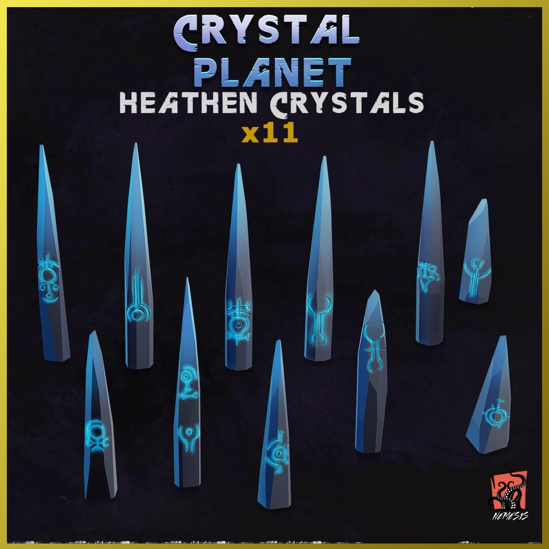 3D PRINTED Crystal Cave With Ice Stakes to Customize Base and Diorama ...