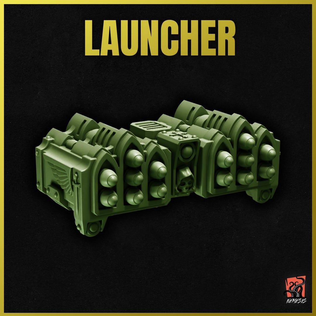 3D PRINTED Heavy Missile Launcher Elite Trooper Armor TERMINUS Combat ...