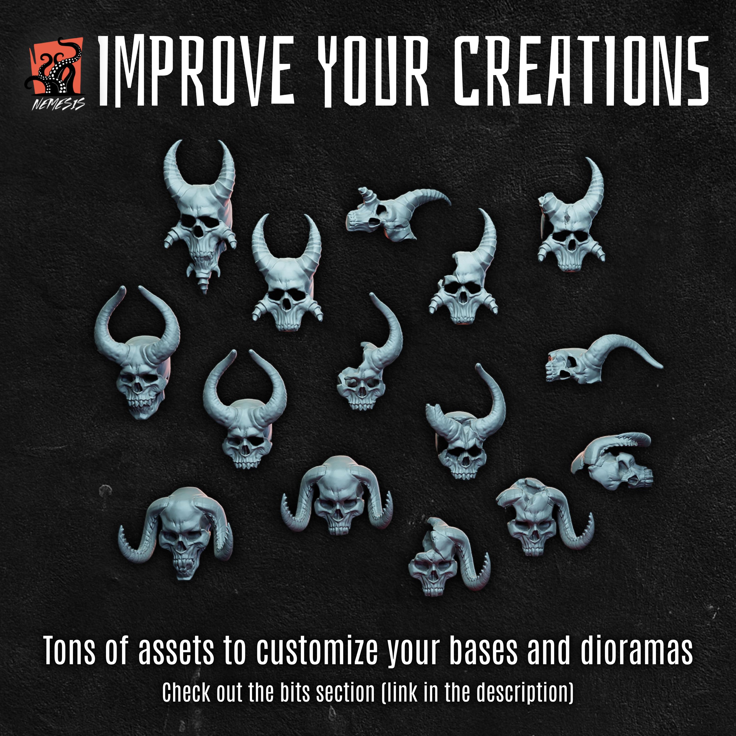 3D PRINTED Chaos Demonic Summoning Rock Floor - Customizing Bases and ...