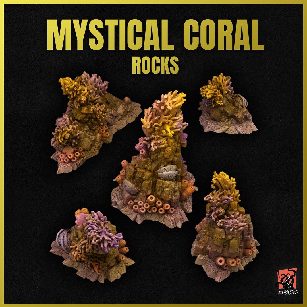 3D PRINTED Mystical Ocean Coral Reef Alien Underwater Magic - Bits to ...