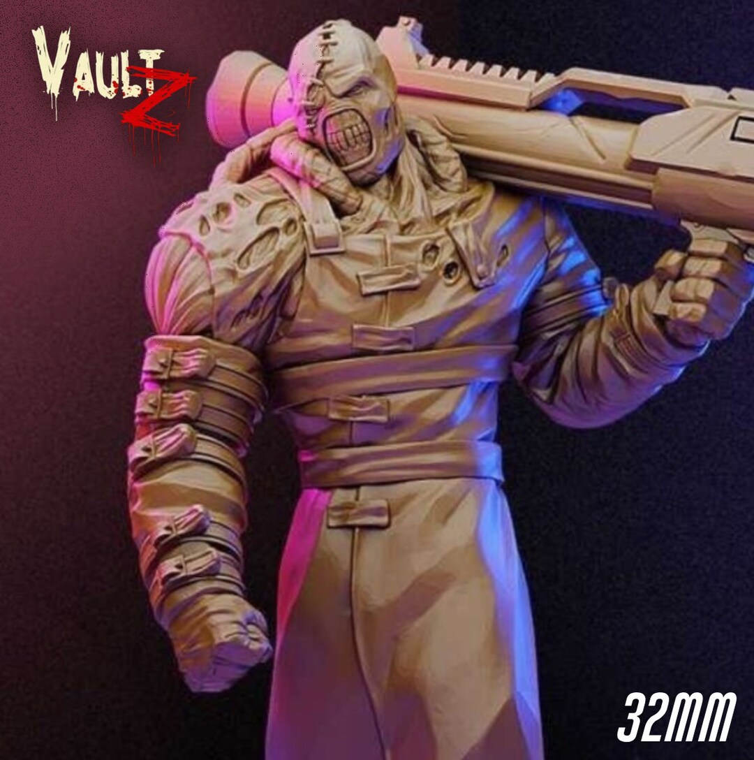 Nemesis resident Evil 32mm Scale Vaultz - Etsy