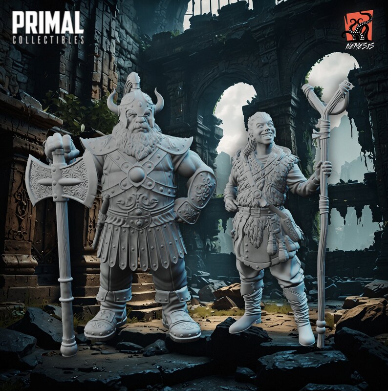 PACK DND Dragonlance Heroes 32mm or 75mm Scale Primal Collectibles ...