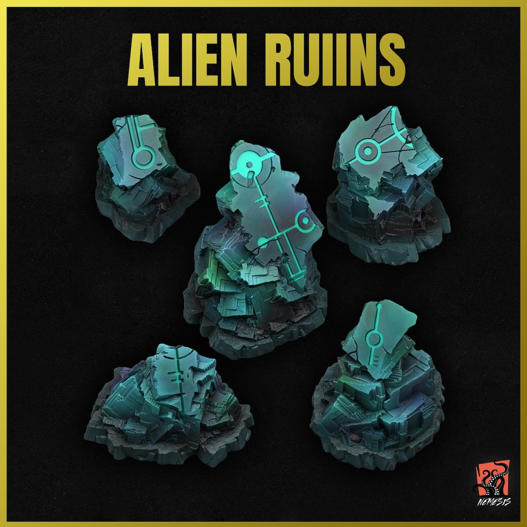 3D Printed Alien Technology Fragments - Artifact Power Remains ...