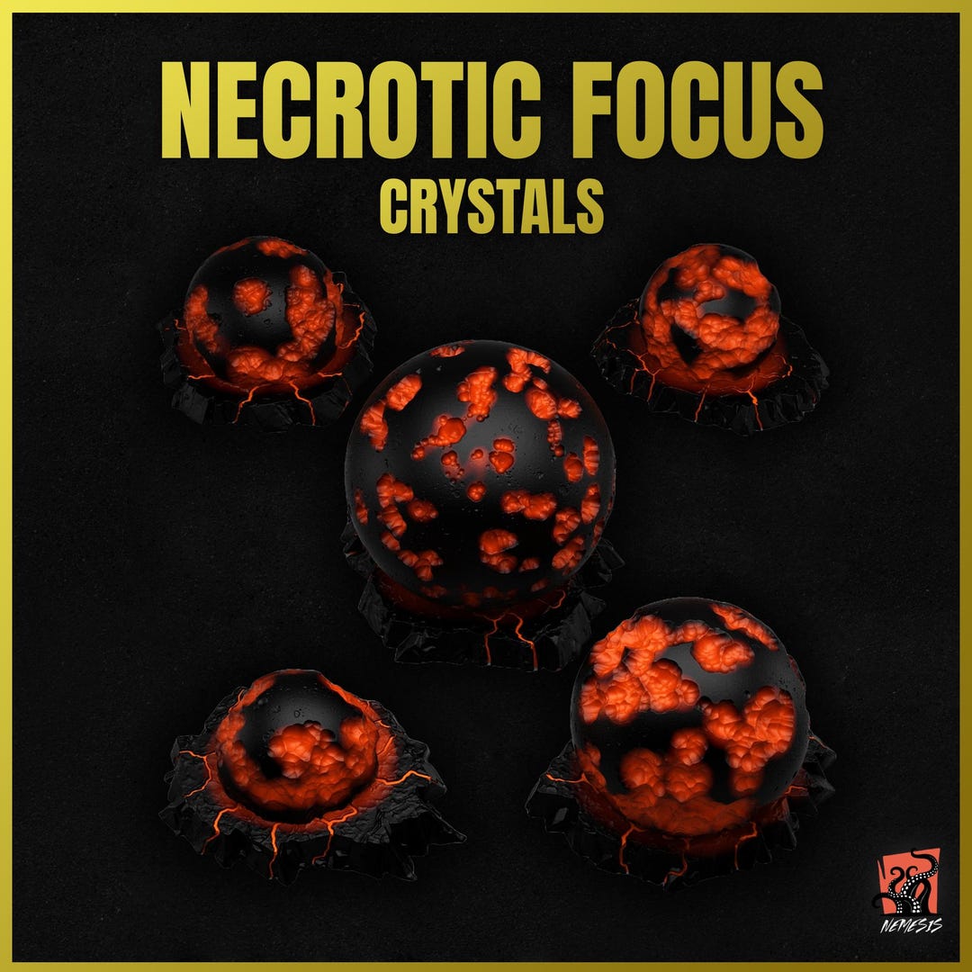 3D PRINTED Stone Summoning Rock Demonic Spell Magic Ritual Effect Bits ...