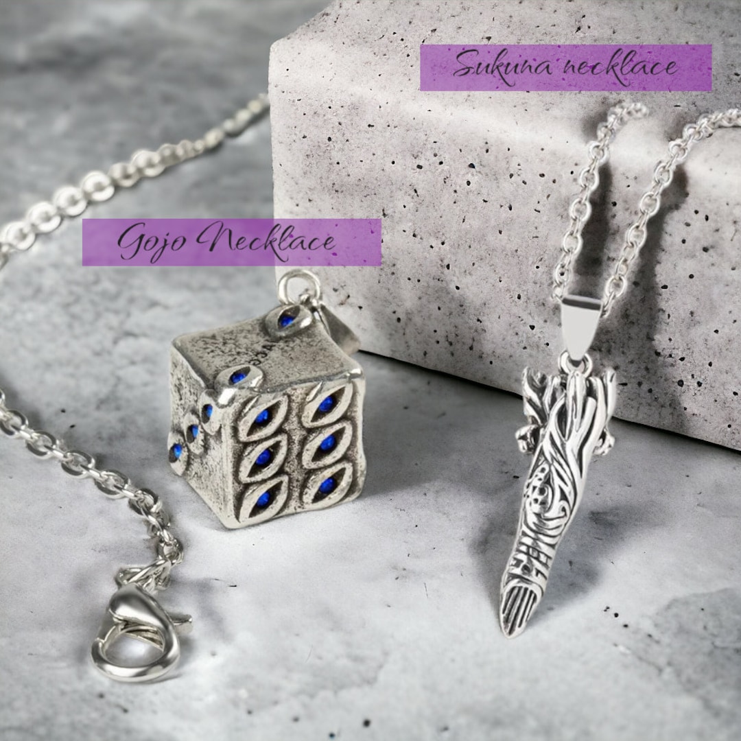 Anime Necklace-sukuna Necklace, Gojo Necklace, Ryomien Sukuna Finger ...