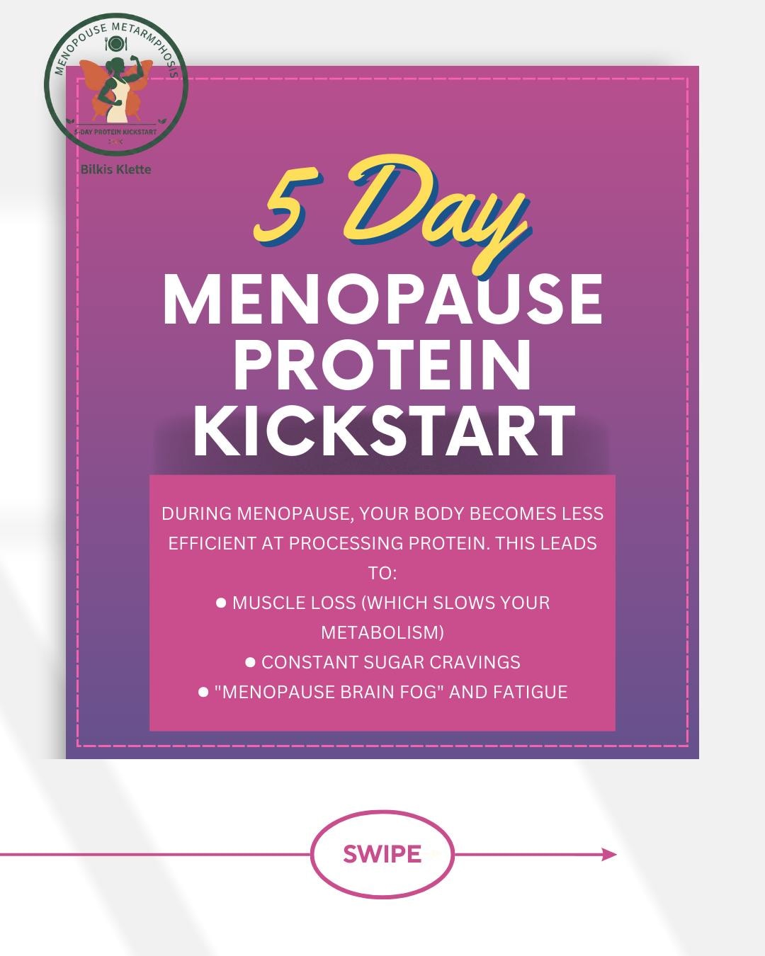 Menopause High Protein Meal Plan PDF | 5 Day Menopause Weight Loss ...