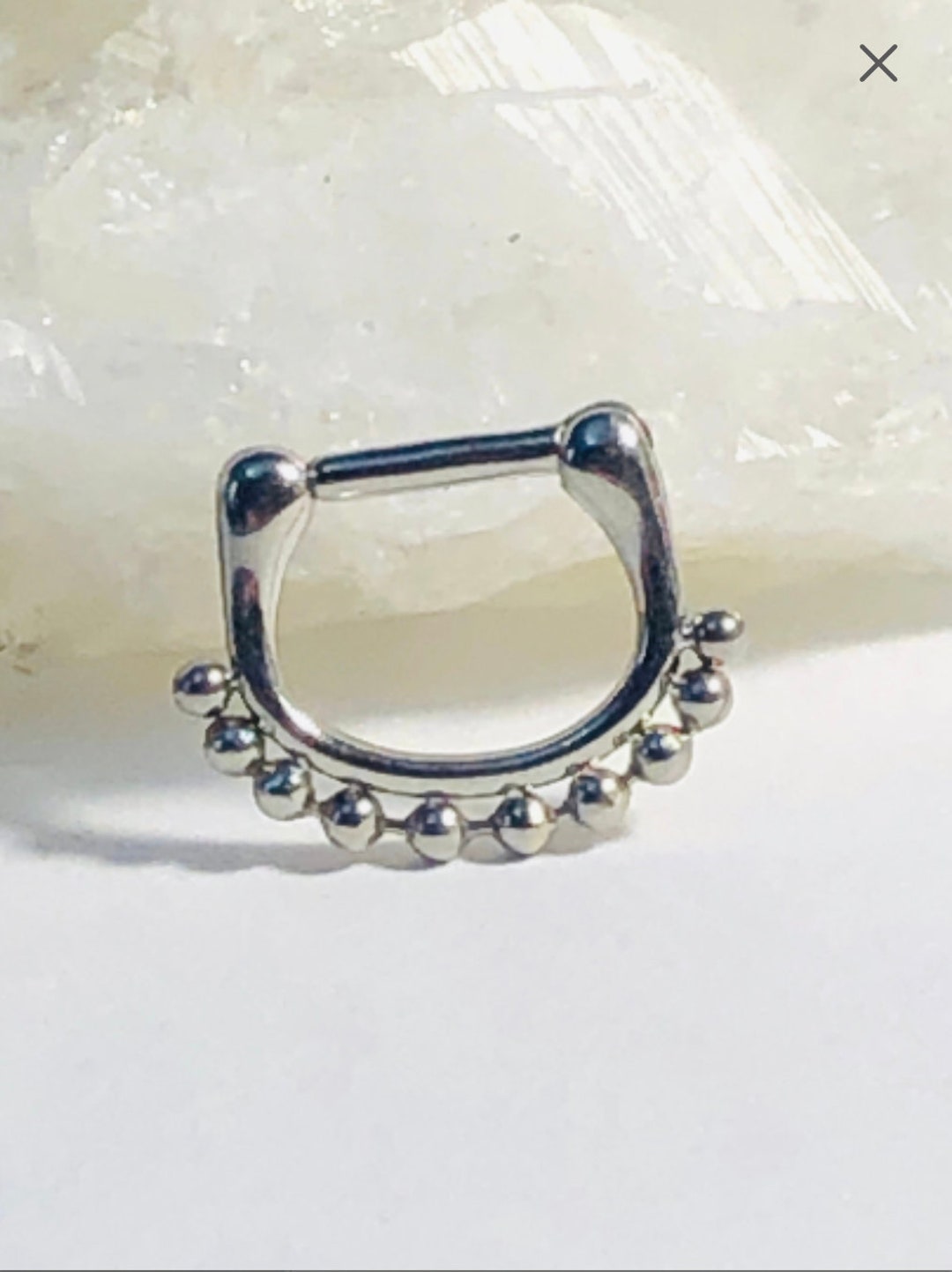 Ball Edge Hinged Septum Ring - Surgical Steel - Septum or Cartilage ...