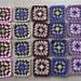 Set of 20 Granny Square Set, Premade Granny Squares, Retro Crochet Kit ...