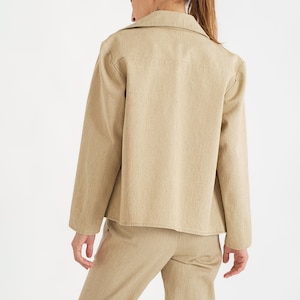 Boxy Cut Denim Jacket With Patch Pockets | for Women Size 34-46 | DEN ...