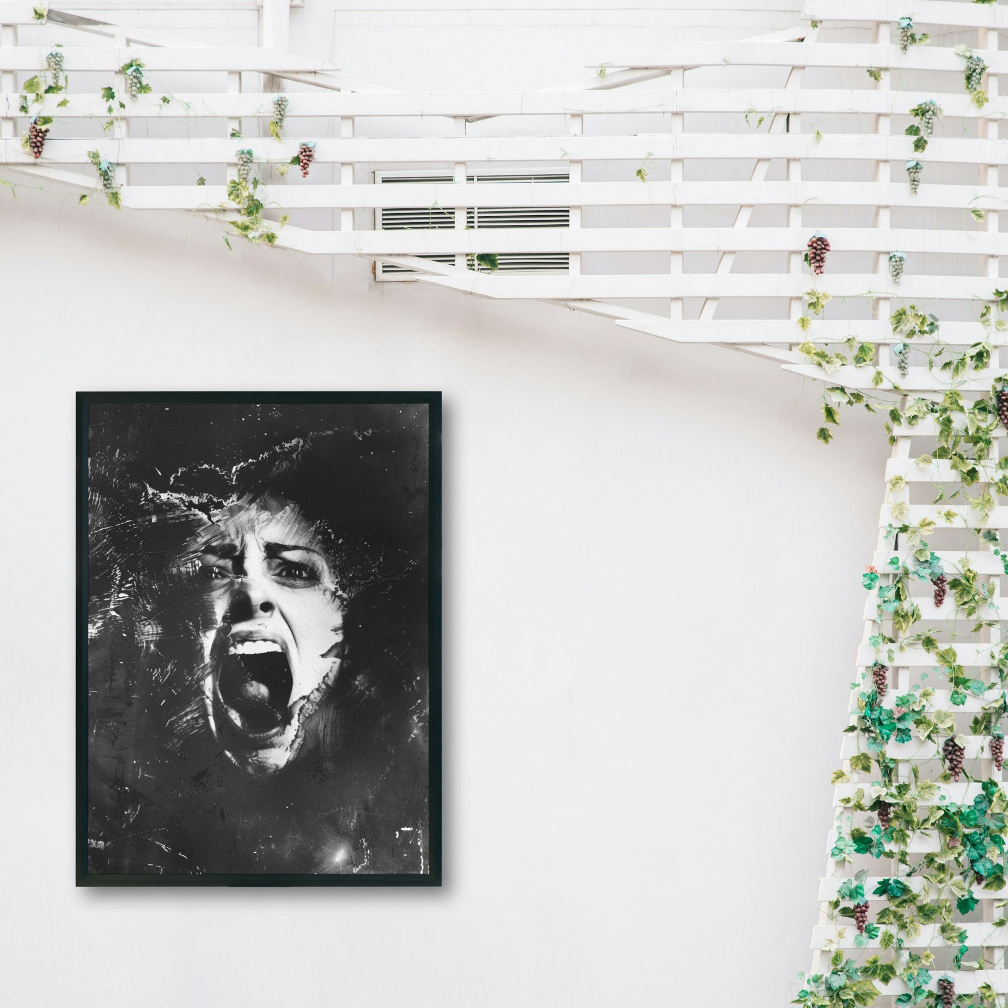 Scream Print , Scream Art, Scream Poster, Scream Woman Wall Art, Woman ...