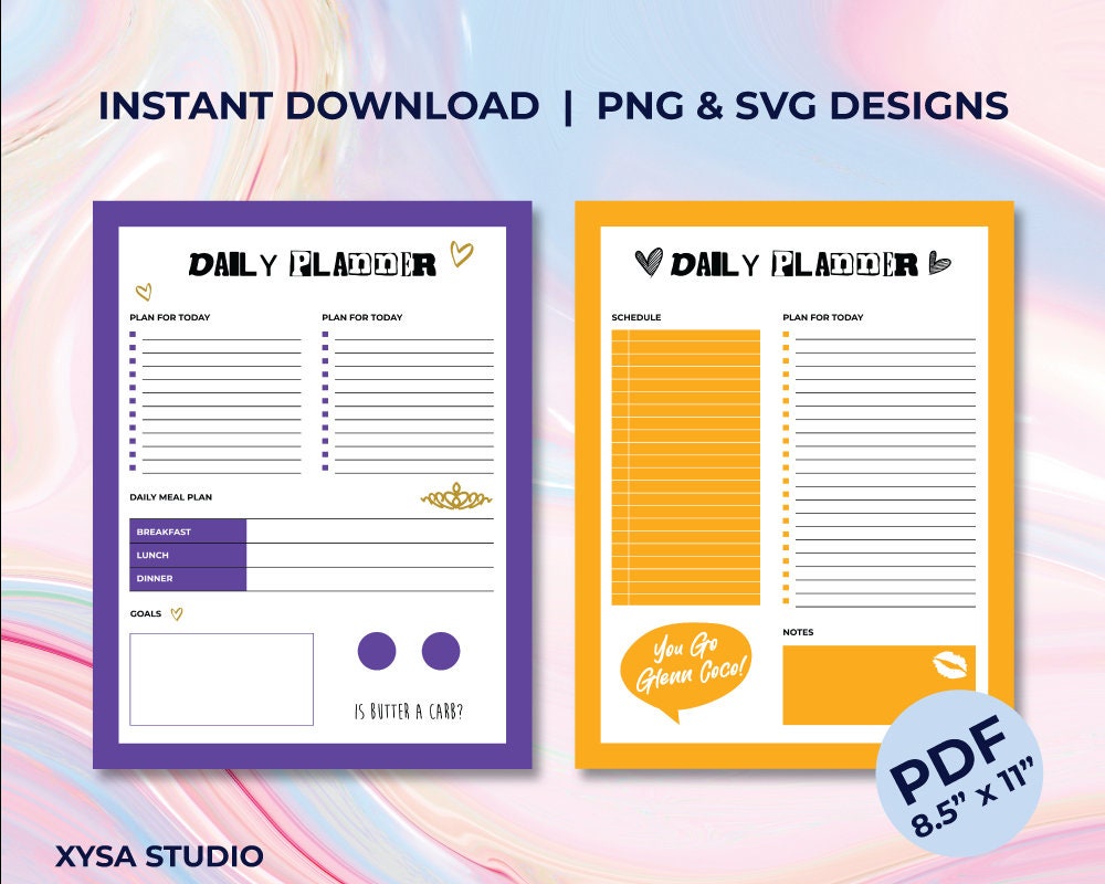 Mean Girls Inspired Burn Book Planner, Daily, Weekly, Monthly Planner ...
