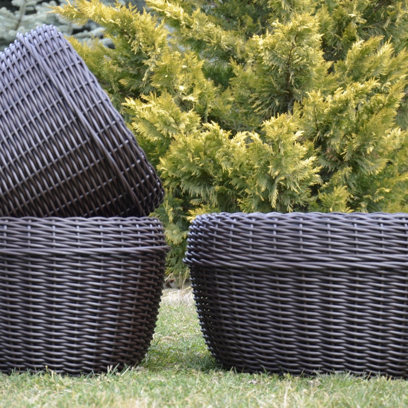 Rattan Planter - Etsy