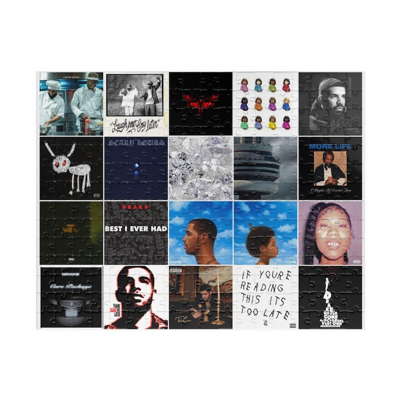 Drake Albums Puzzle Drake Album Collage Puzzle, Drake Music Puzzle - Etsy